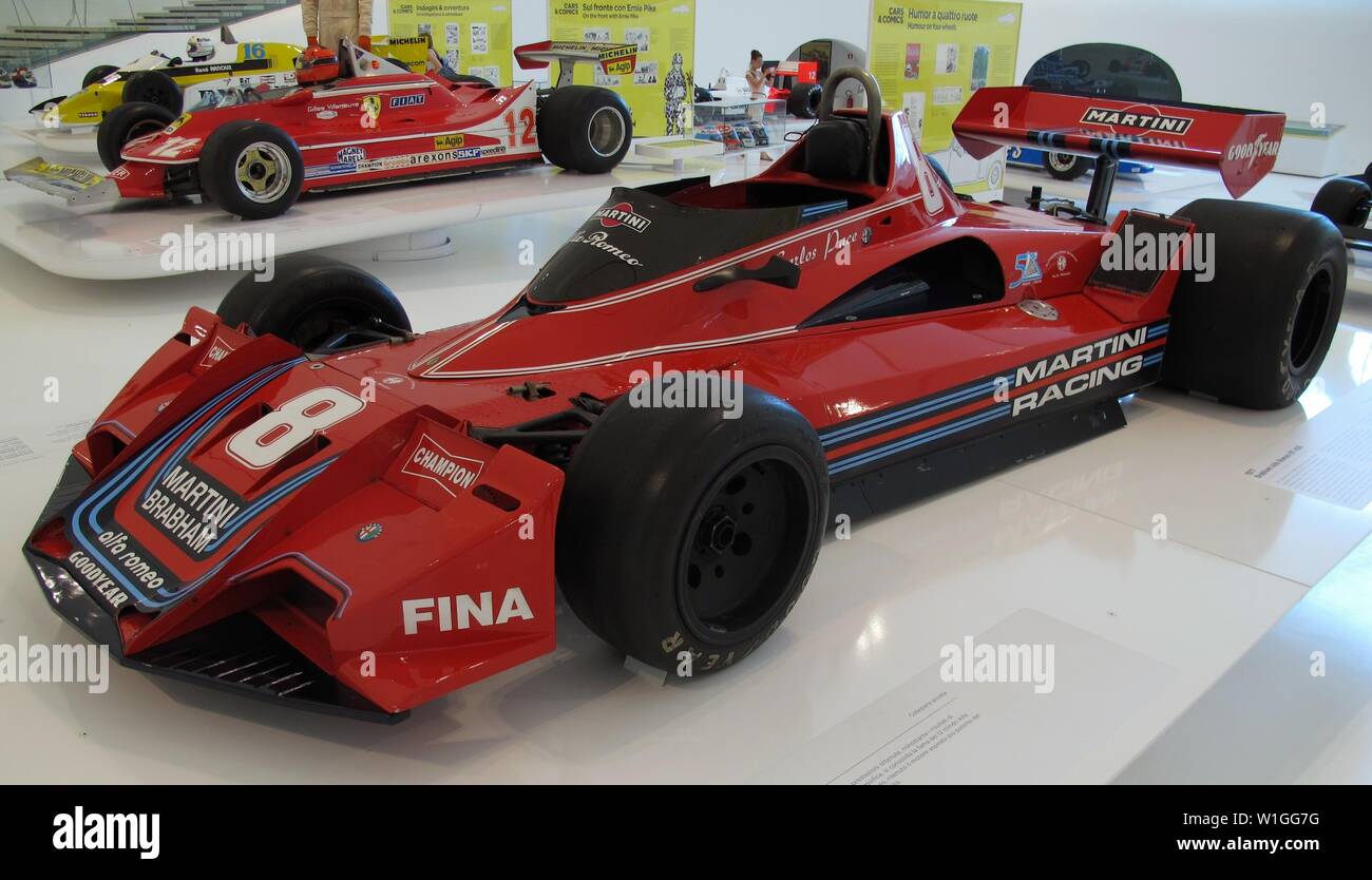 MODENA, ITALY - 07/14/2013: F1 sport car Ferrari at MEF - Museo Enzo ...