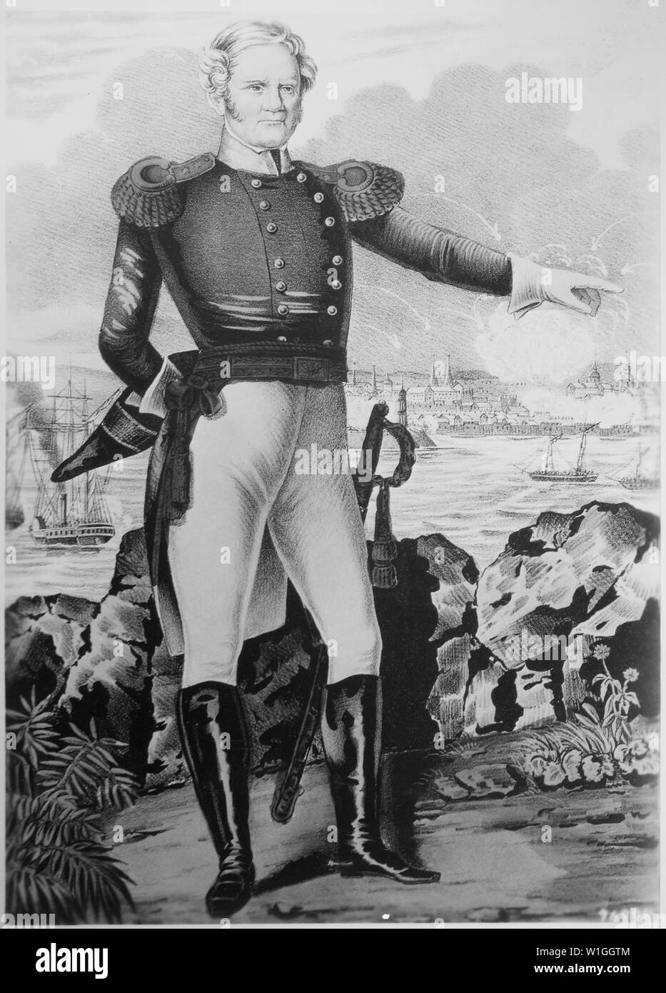 Major General Winfield Scott at Vera Cruz March 25, 1847. Copy of ...