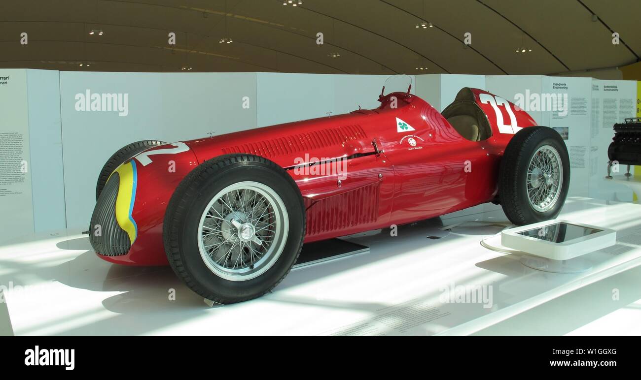 MODENA, ITALY - 07/14/2013: F1 sport car Ferrari at MEF - Museo Enzo ...
