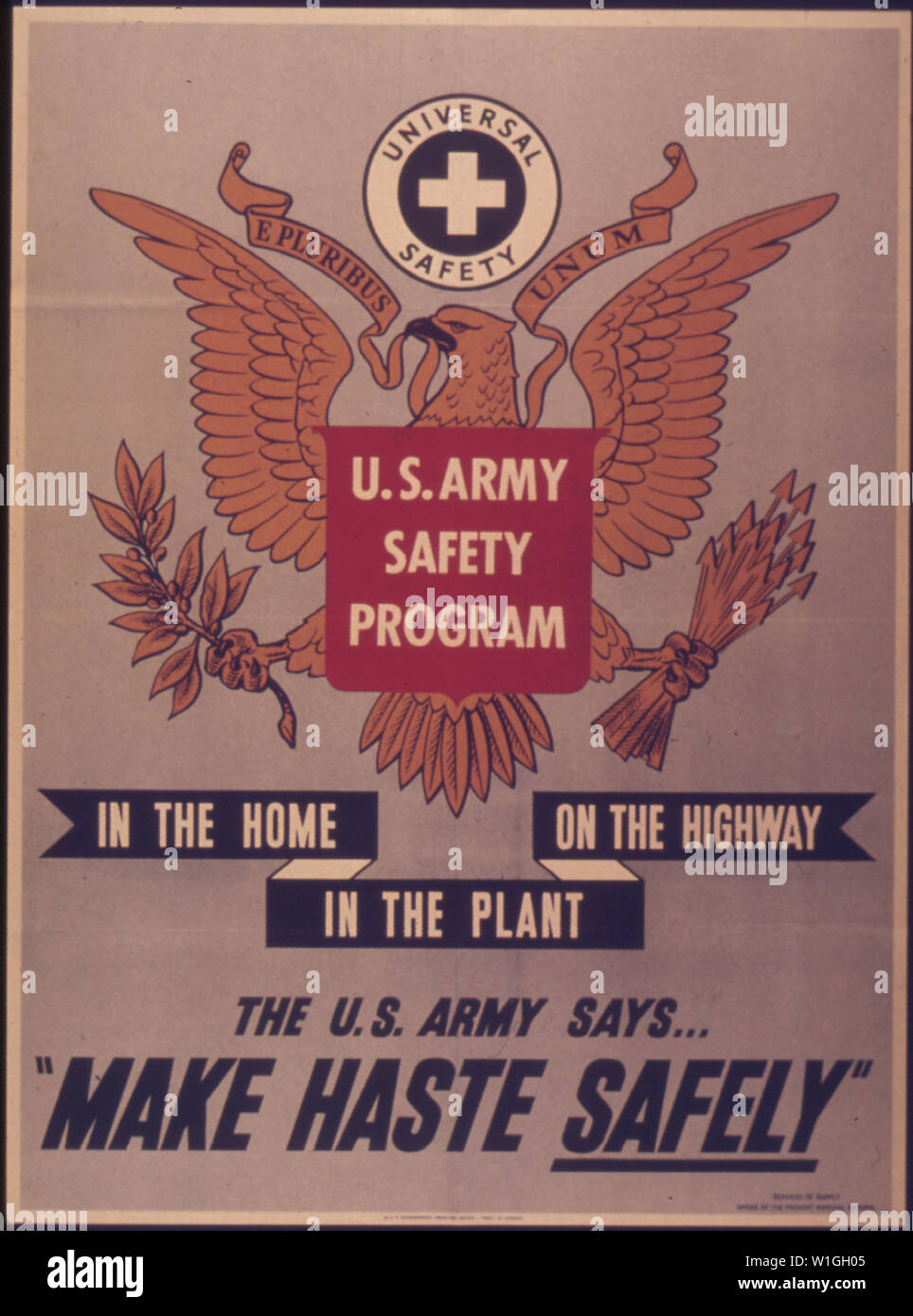 Make haste safely Stock Photo - Alamy