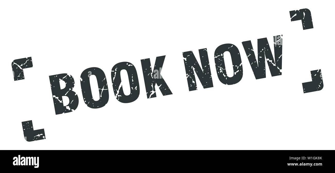 Book now stamp Black and White Stock Photos & Images - Alamy