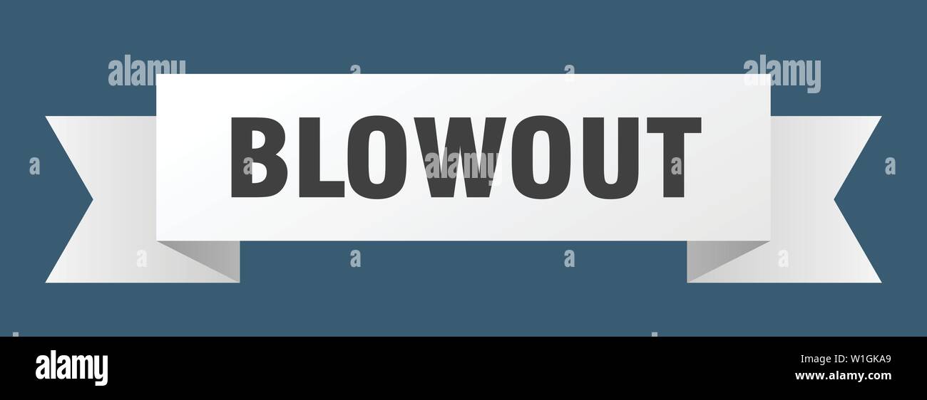 blowout ribbon. blowout isolated sign. blowout banner Stock Vector ...
