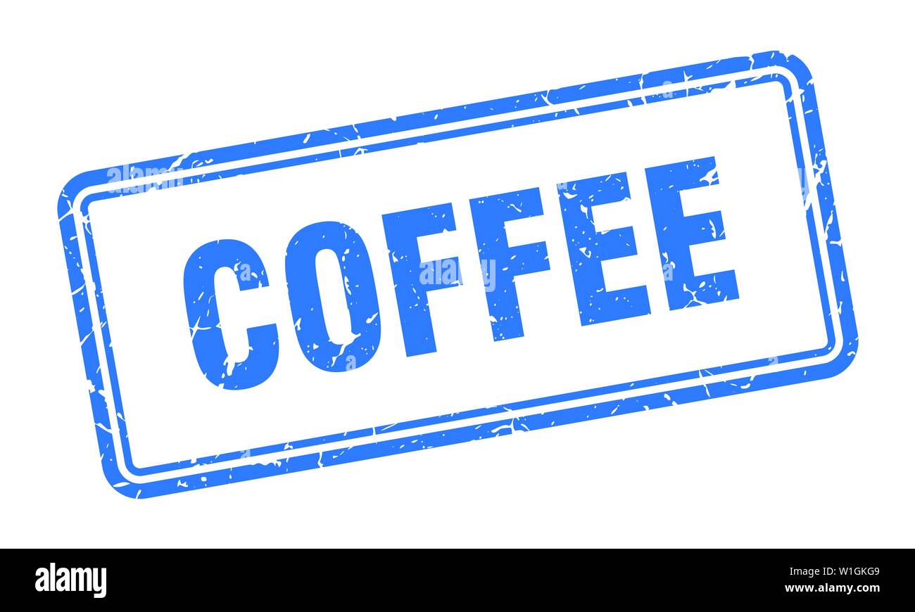 coffee stamp. coffee square grunge sign. coffee Stock Vector Image ...