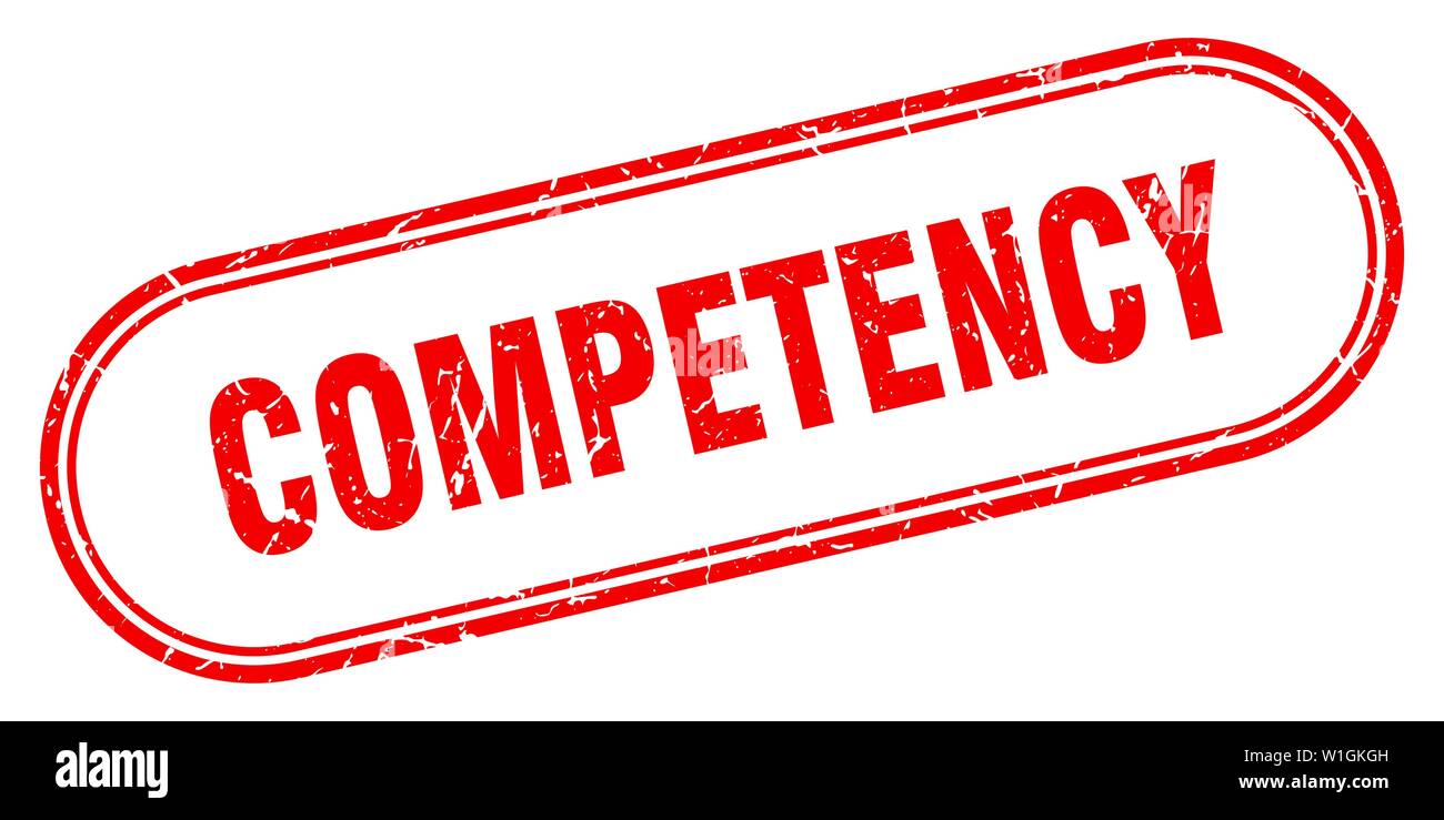 competency stamp. competency square grunge sign. competency Stock ...