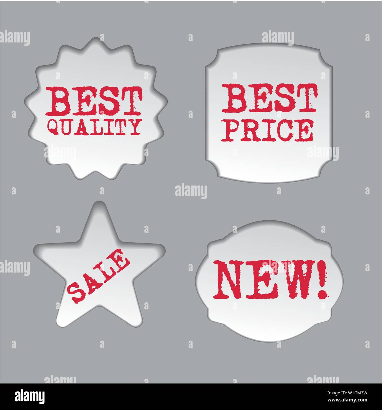 promotion sale labels Stock Vector Image & Art - Alamy