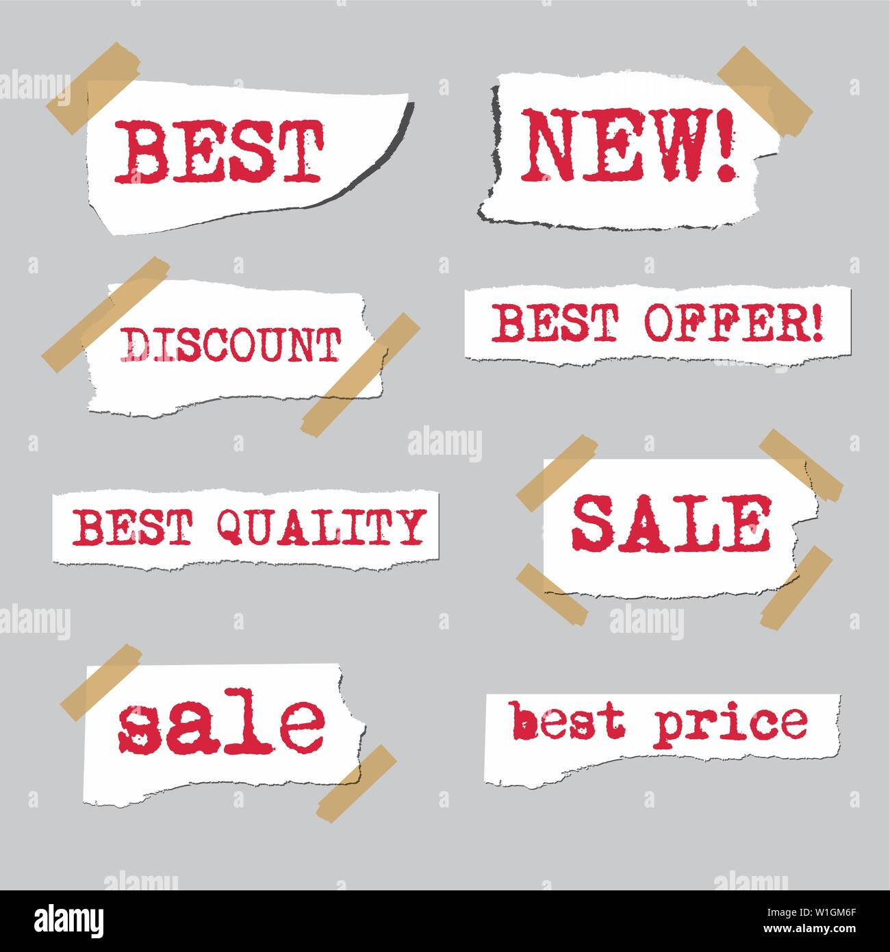 promotion sale labels Stock Vector Image & Art - Alamy