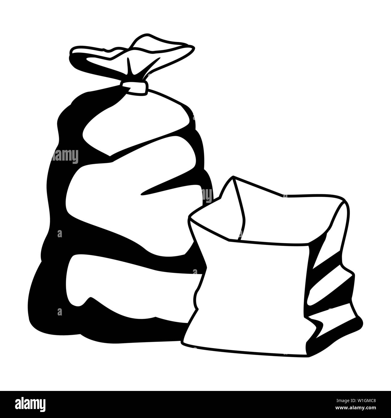 White Trash Bag Clip Art