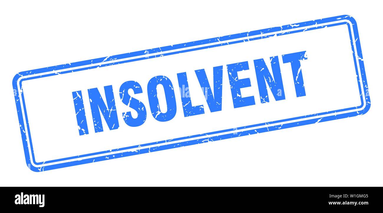 Insolvent stamp Stock Vector Images - Alamy