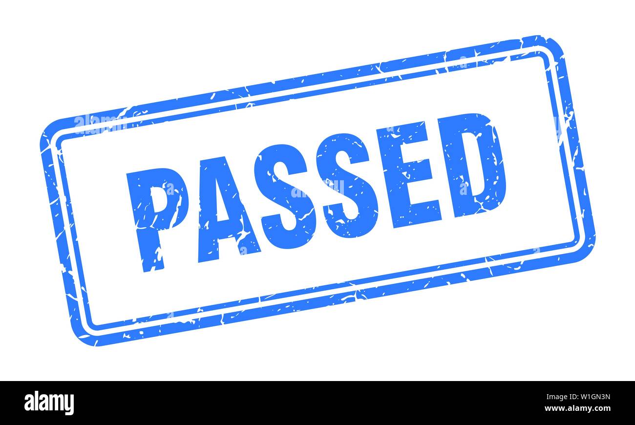 Passed stamp Cut Out Stock Images & Pictures - Alamy