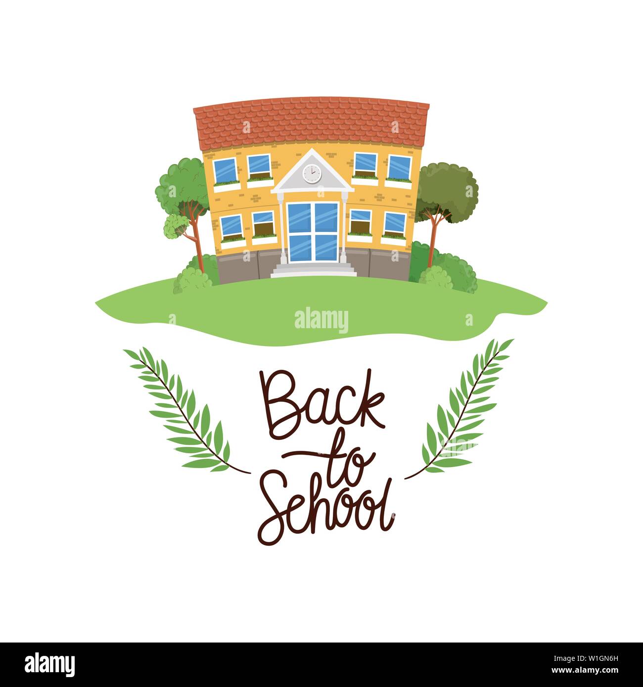 Welcome back school clipart Stock Vector Images - Alamy