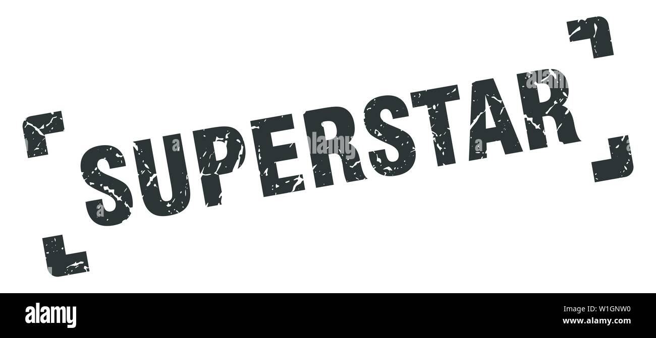 superstar stamp. superstar square grunge sign. superstar Stock Vector ...