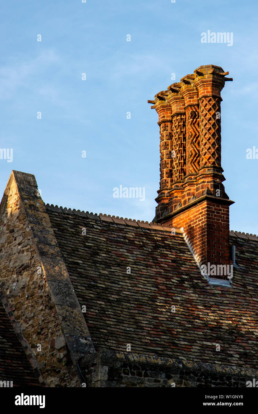 Chimney brick decorative stack hi-res stock photography and images - Alamy