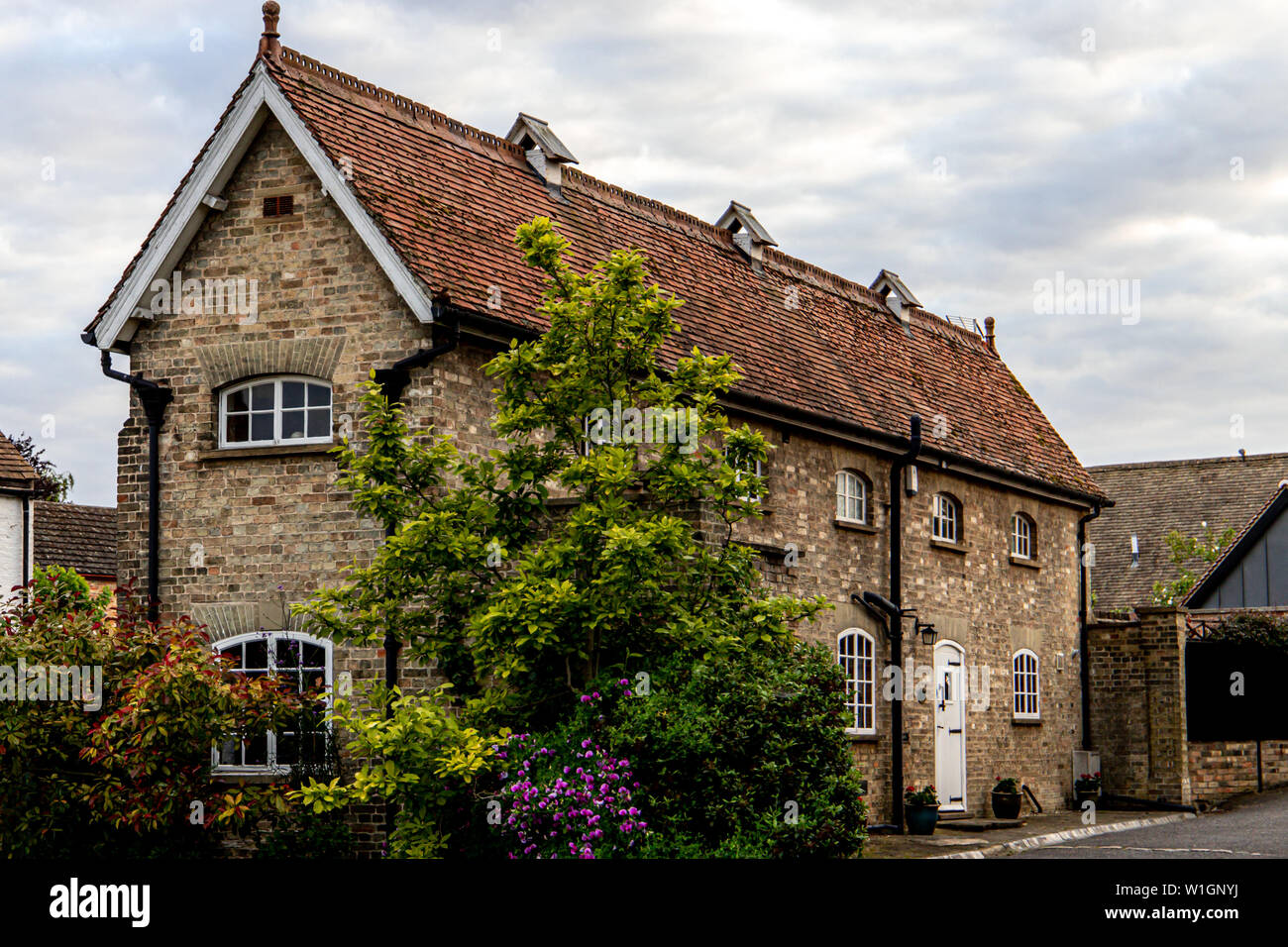 Lovely old house seen in Ely Stock Photo - Alamy