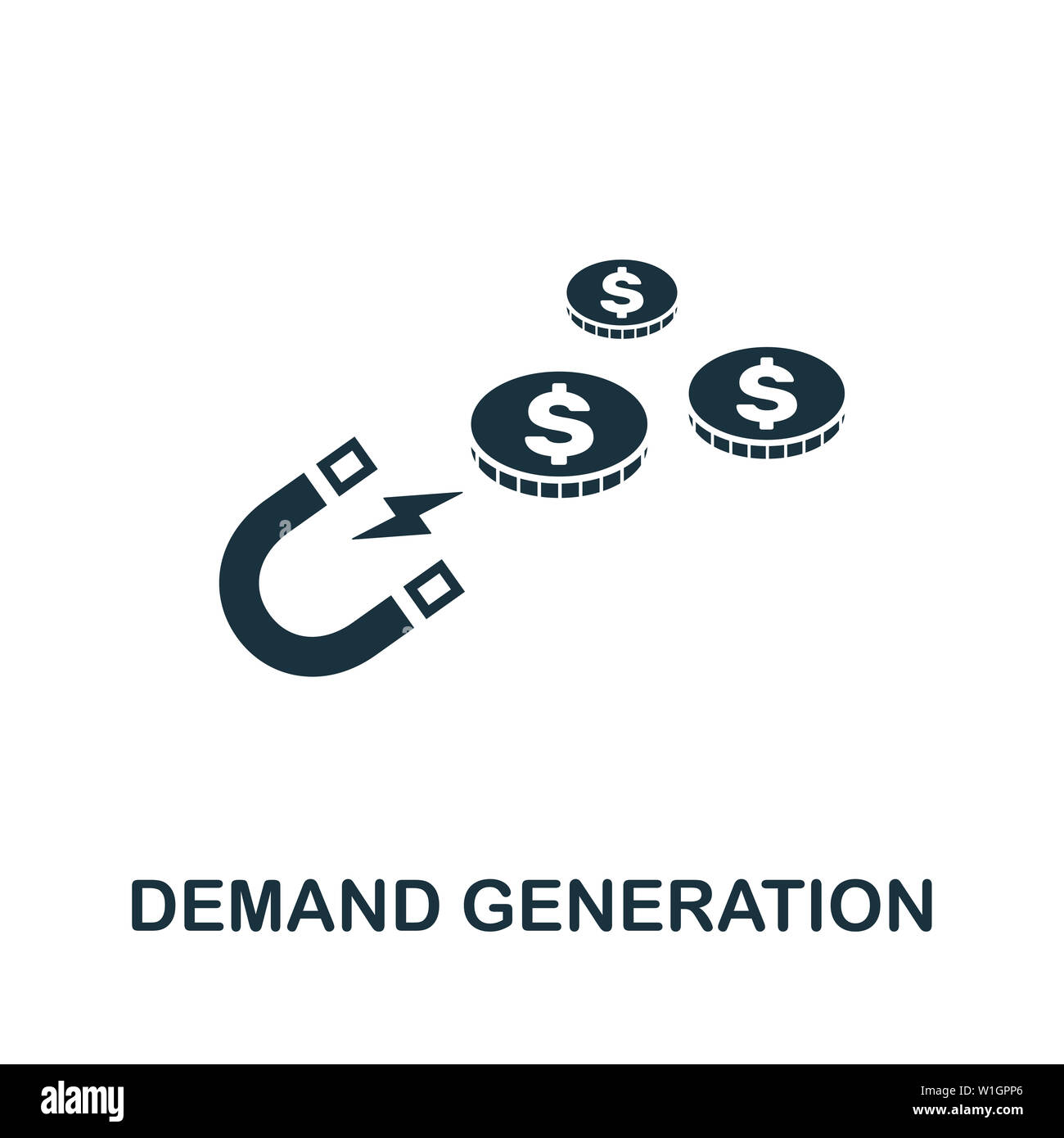 Supply and demand icon hi-res stock photography and images - Alamy