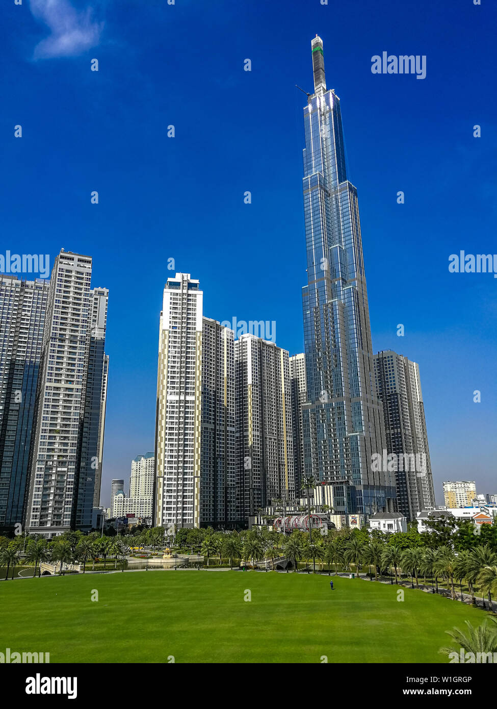 Panoramic skyscraper - Landmark81, Ho Chi Minh City, Vietnam Stock ...