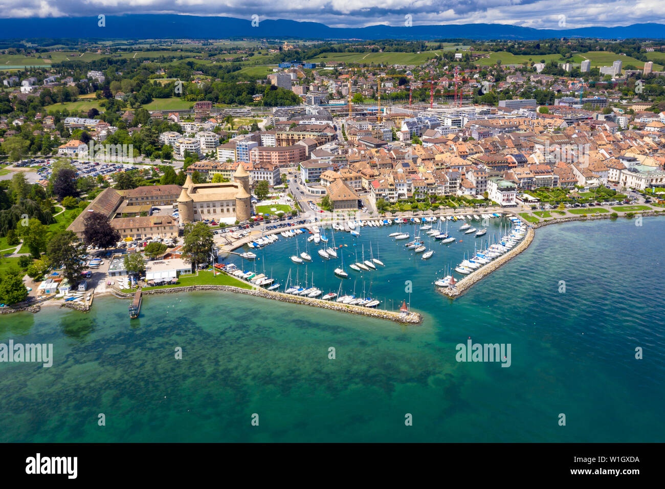 Morges aerial view hi-res stock photography and images - Alamy