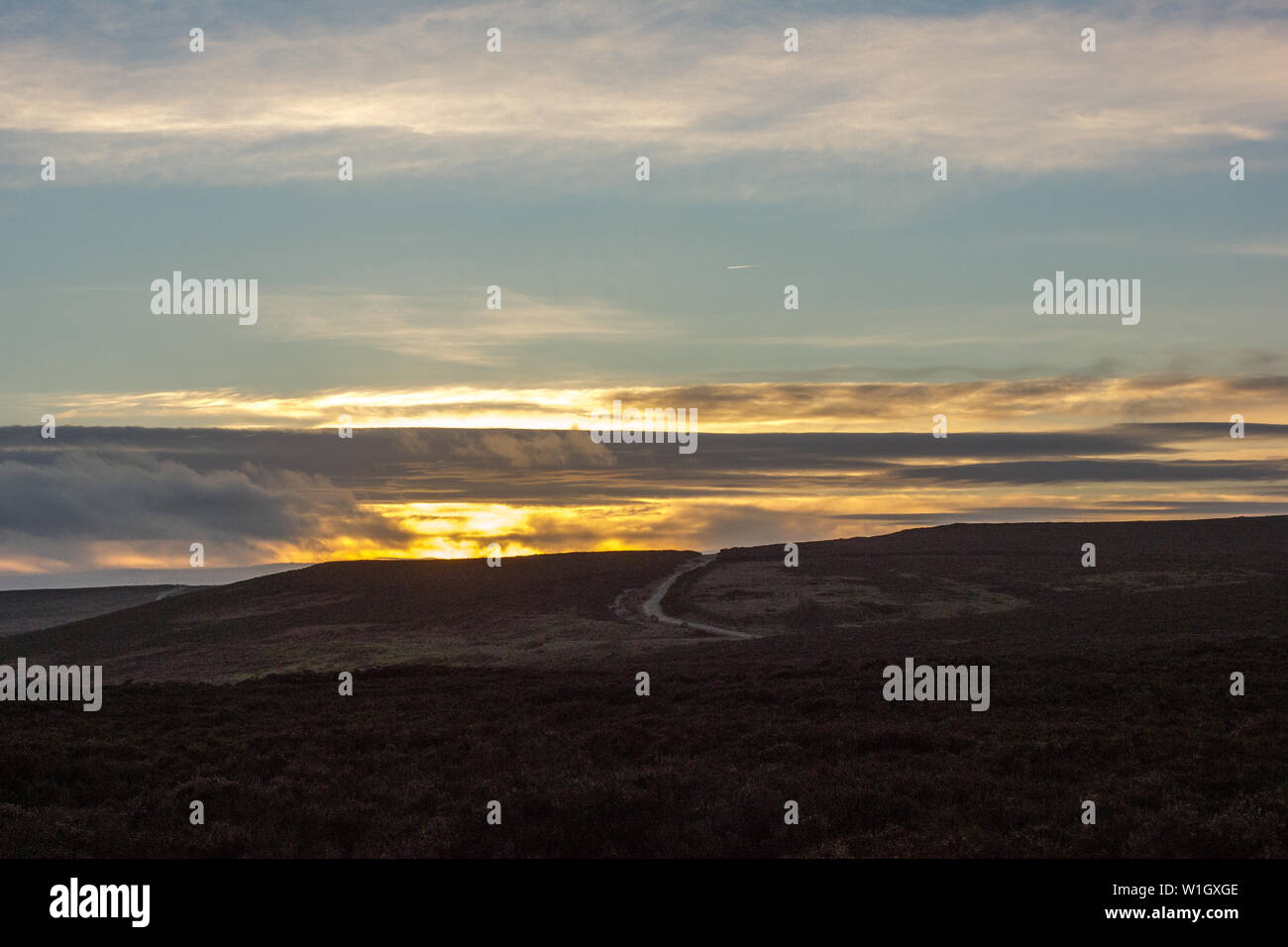 sun dawn landscape sky sunset Stock Photo - Alamy