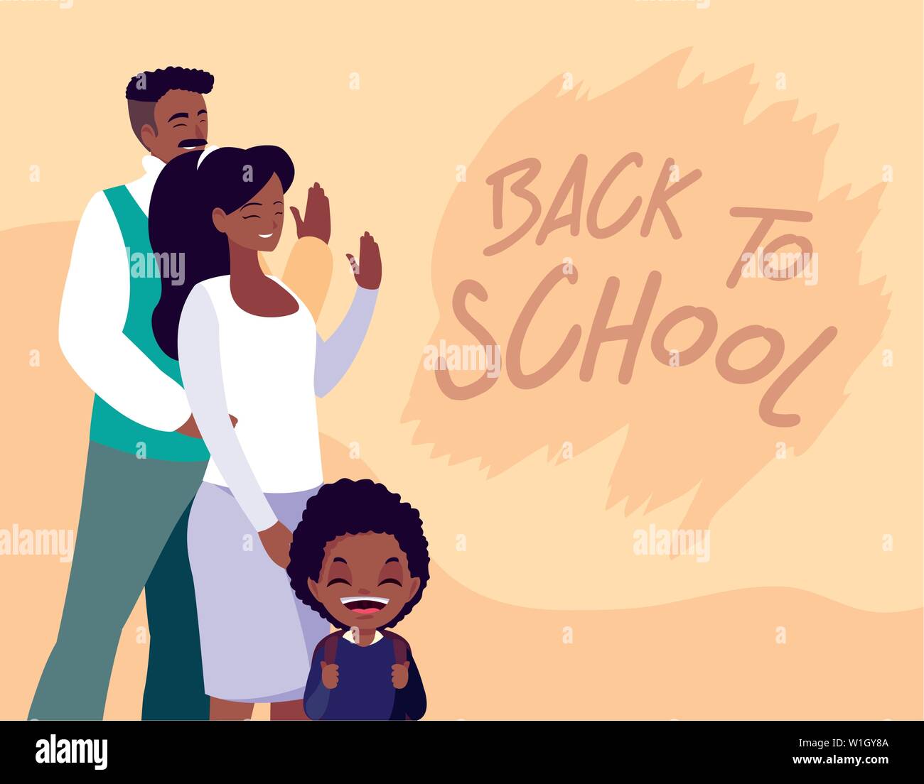 African school kid in uniform Stock Vector Images - Alamy