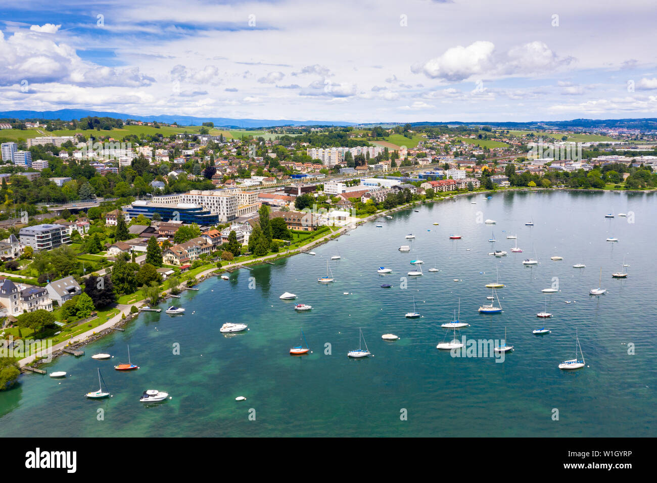Morges aerial view hi-res stock photography and images - Alamy
