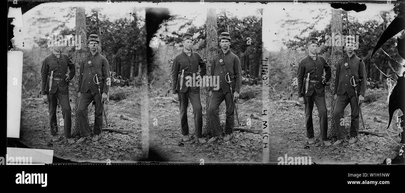 Michigan infantry Black and White Stock Photos & Images - Alamy