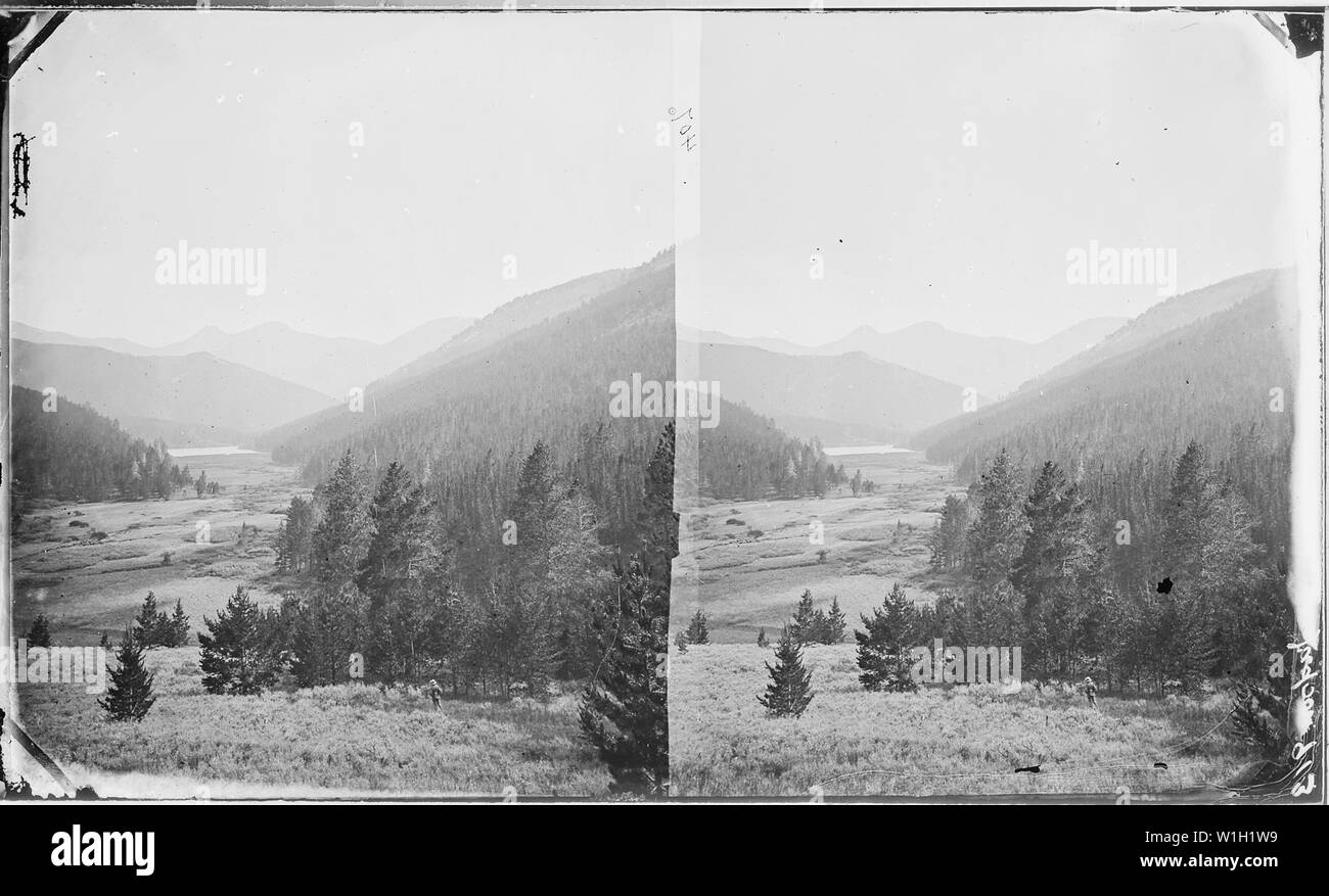 Mystic Lake, near Fort Ellis. Gallatin County, Montana Stock Photo - Alamy