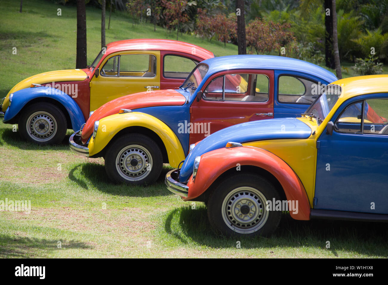 BRUMADINHO, BRAZIL - March 6, 2015: Colored cars of Troca-Troca by ...