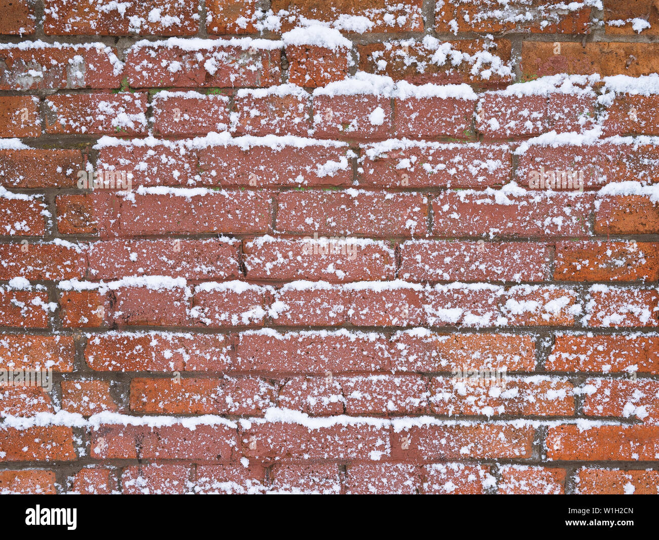 brick wall texture in the snow. red old brick in winter. Vintage brick ... brick wall texture in the snow. red old brick in winter. Vintage brick ...