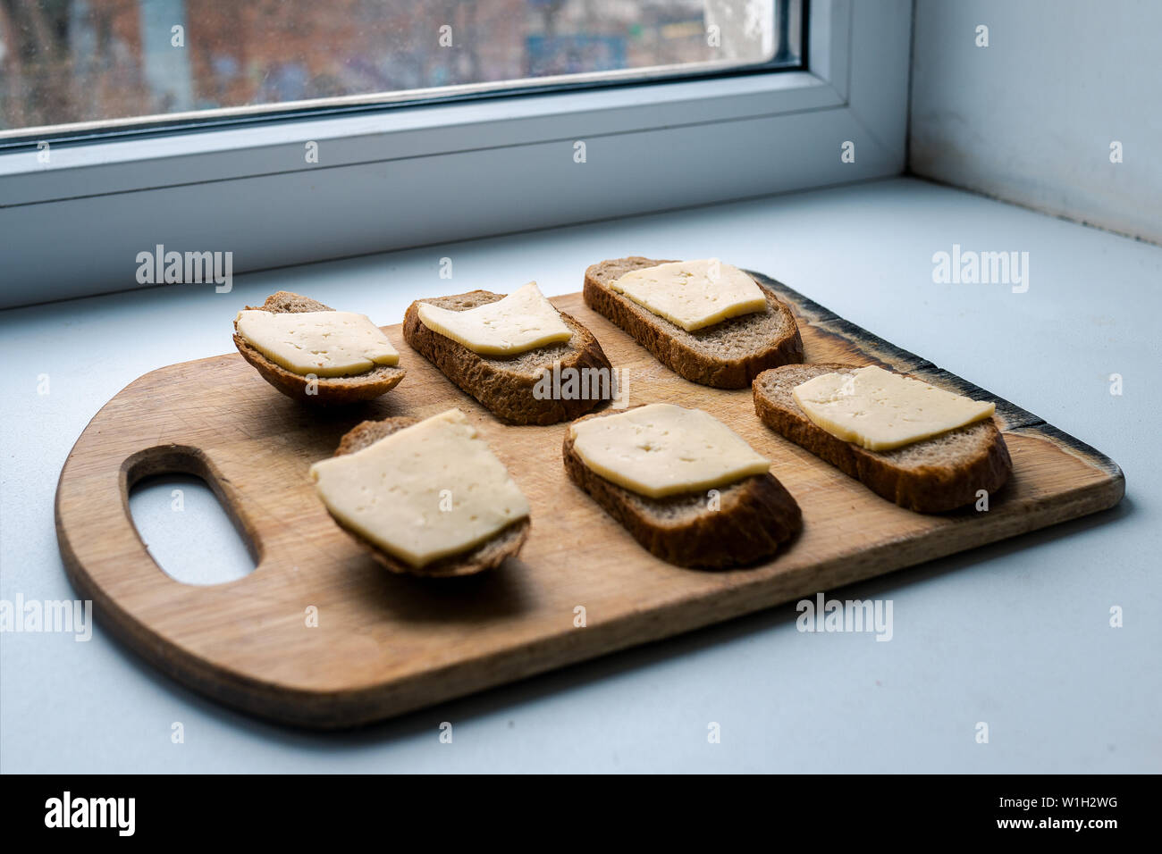 six cheese sandwiches. poor sandwich. ascetic food. healthy food. not ...