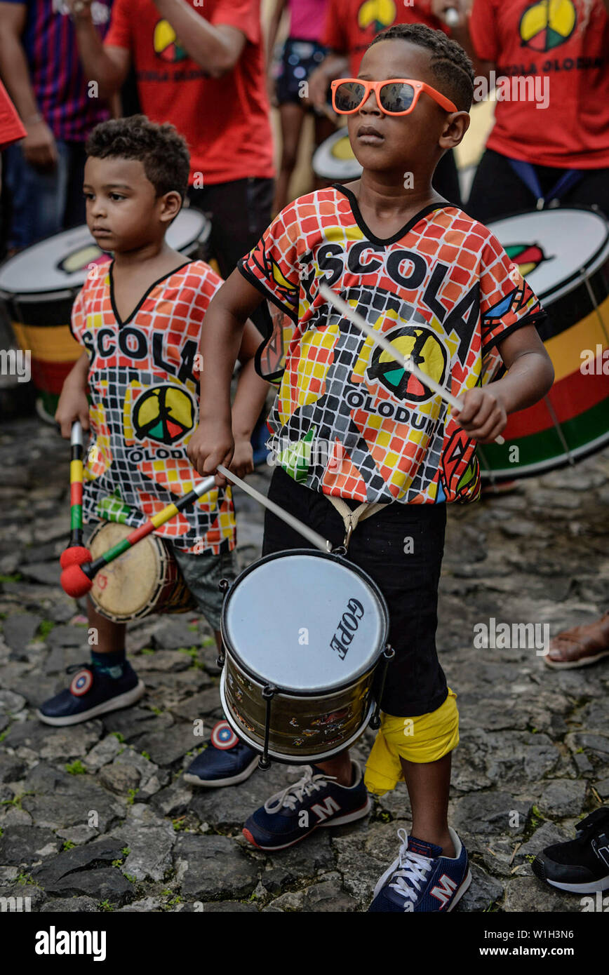 Olodum parade hi-res stock photography and images - Alamy