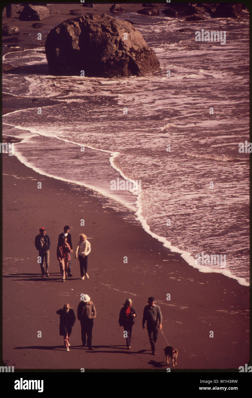 NORTHERN CALIFORNIA--MOONSTONE BEACH Stock Photo - Alamy
