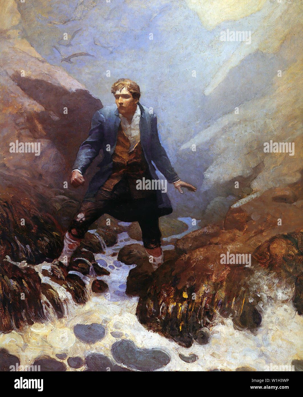 Island painting hi-res stock photography and images - Alamy