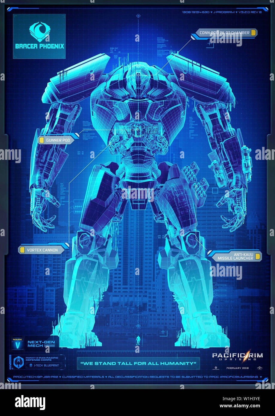 USA. Promo poster for ©Universal Pictures new movie: Pacific Rim ...