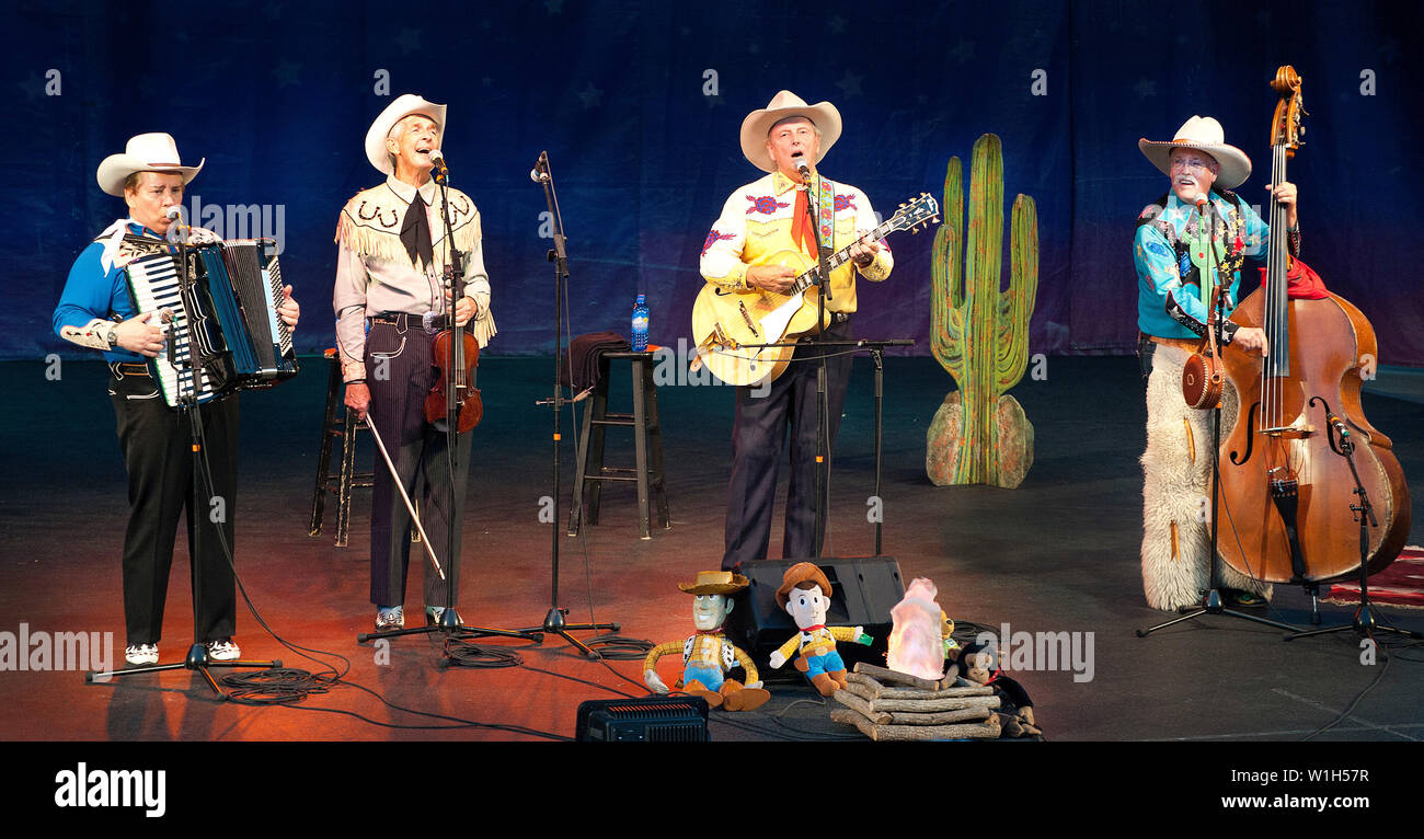 America's most famous cowboy band, Riders in the Sky, perform their 6 ...