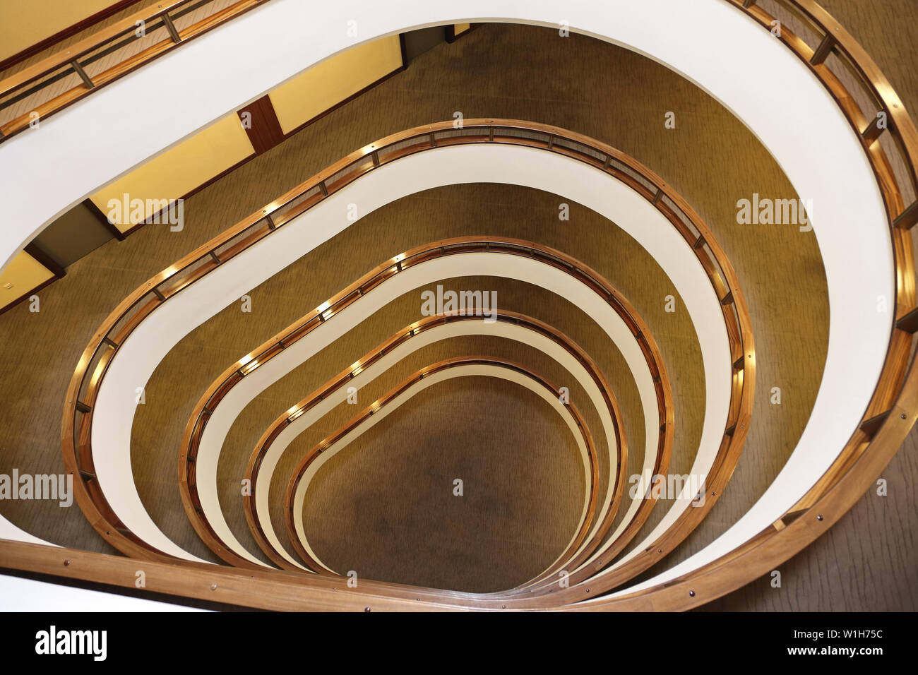Hotel Lobby Floors Top View Abstract Curves Stock Photo - Alamy