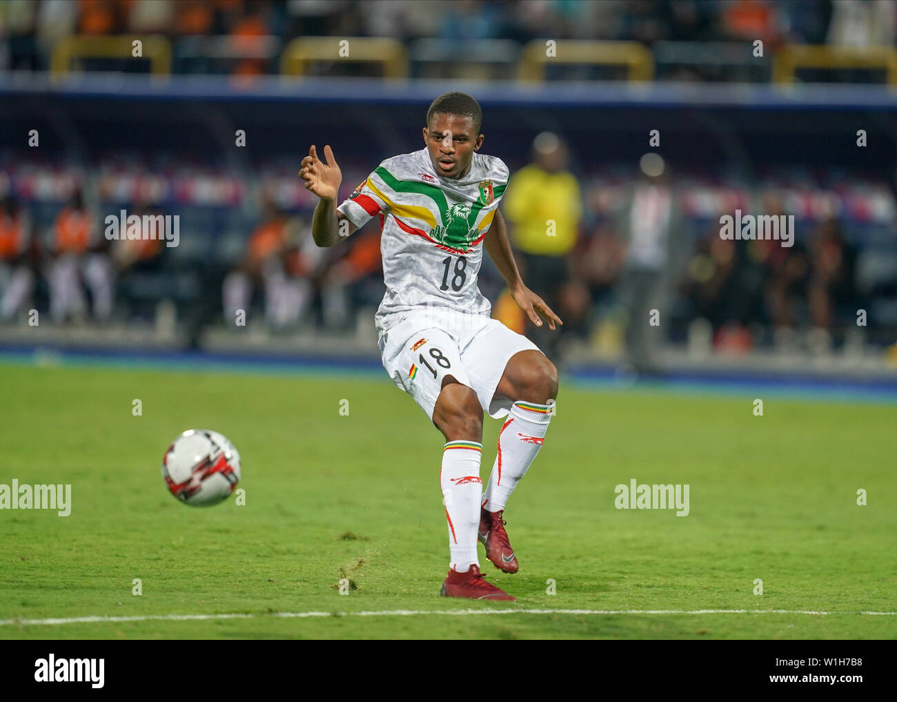 Ismailia, Egypt. 2nd July, 2019. Cheick oumar Doucoure of Mali during ...