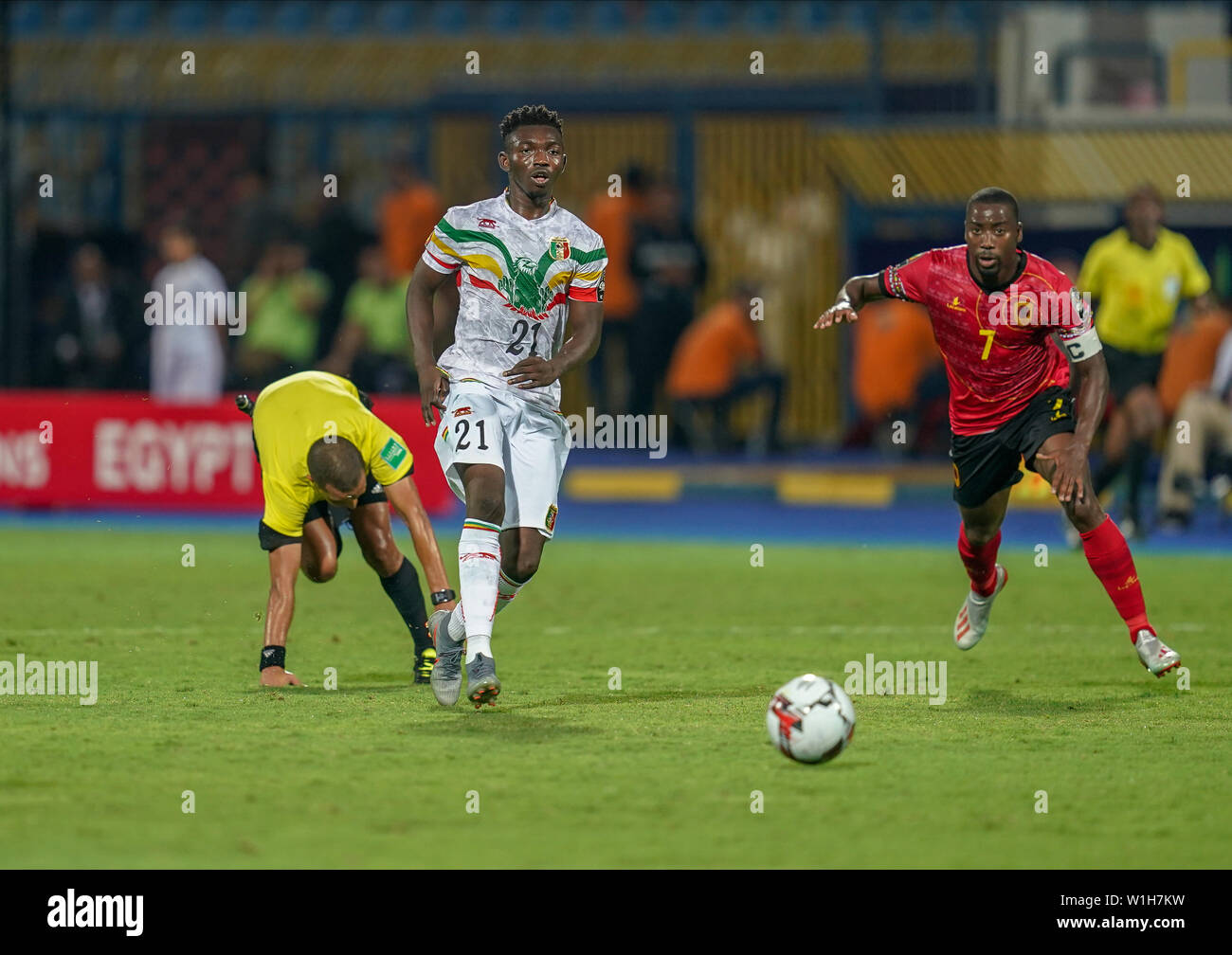 Ismailia, Egypt. 2nd July, 2019. Adama Traore of Mali during the 2019 ...