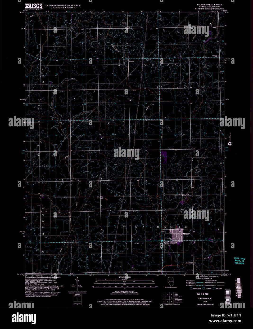 Saunemin hi-res stock photography and images - Alamy