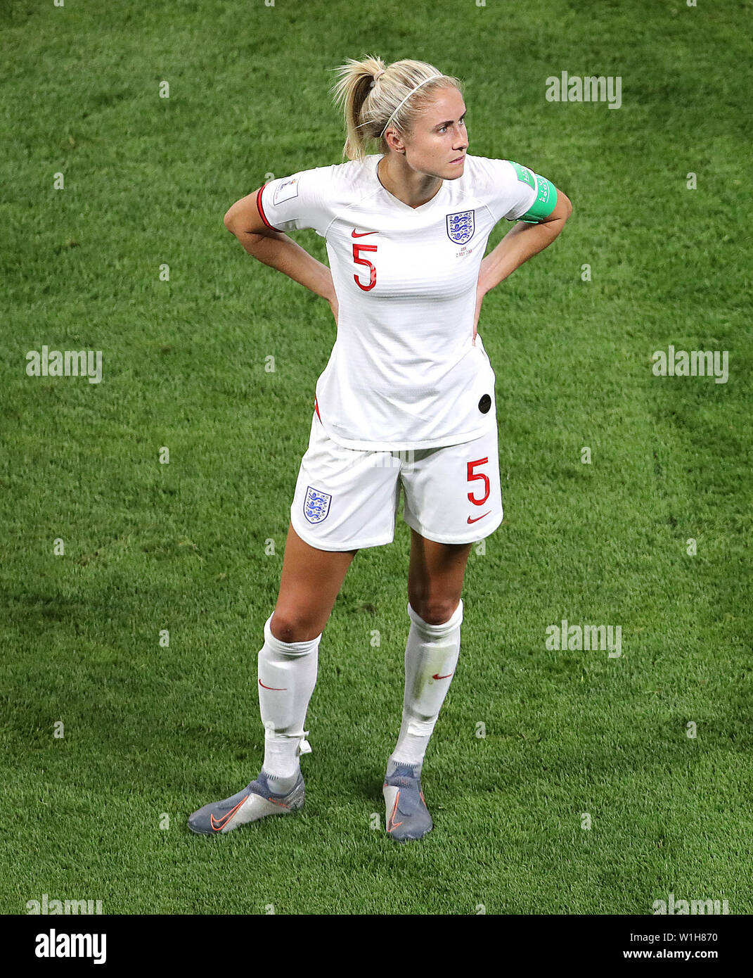 England's Steph Houghton after the final whistle during the FIFA Women ...