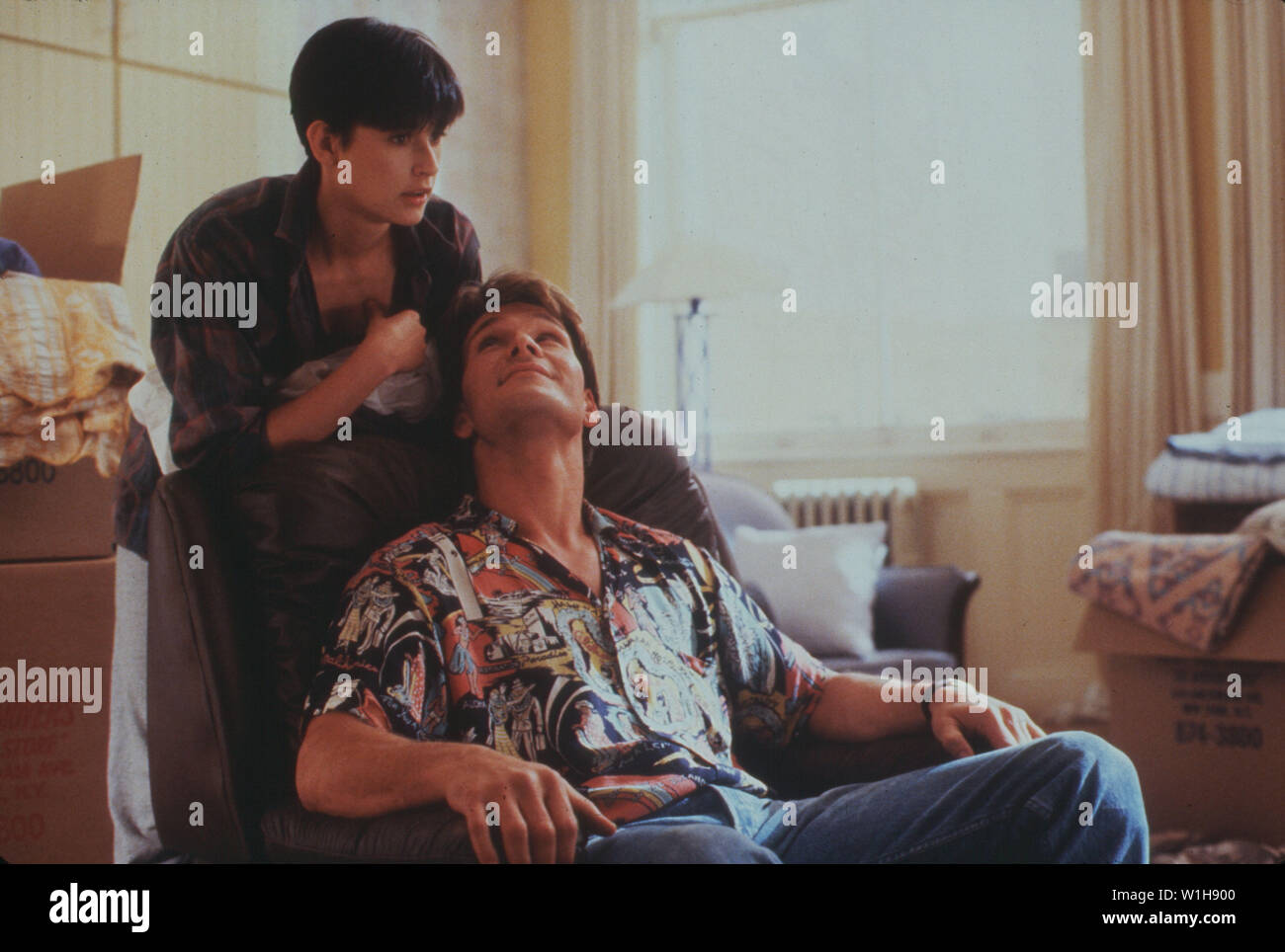 Los Angeles.CA.USA. Demi Moore and Patrick Swayze in ©Paramount film ...