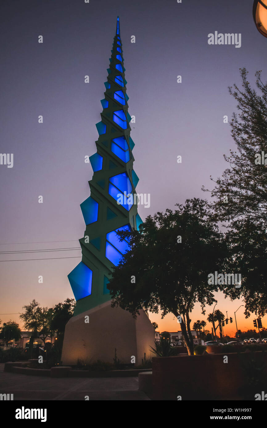 Scottsdale, Arizona / USA June 20, 2019: Frank Lloyd Wright Spire Stock ...