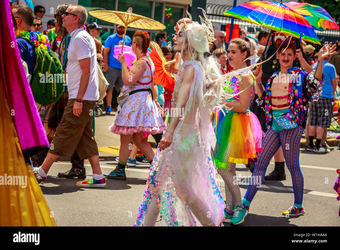 Portland, Oregon, USA - June 16, 2019: Portland Sisters of Perpetual ...