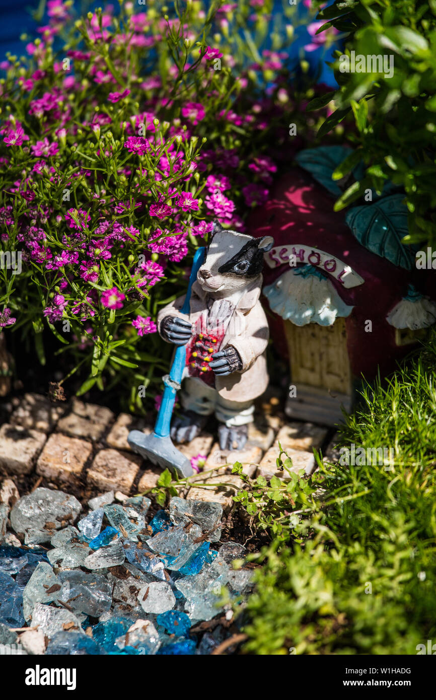 Badger ornament hi-res stock photography and images - Alamy