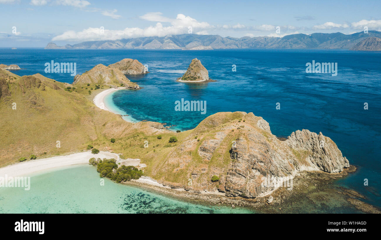 Komodo national park aerial hi-res stock photography and images - Alamy