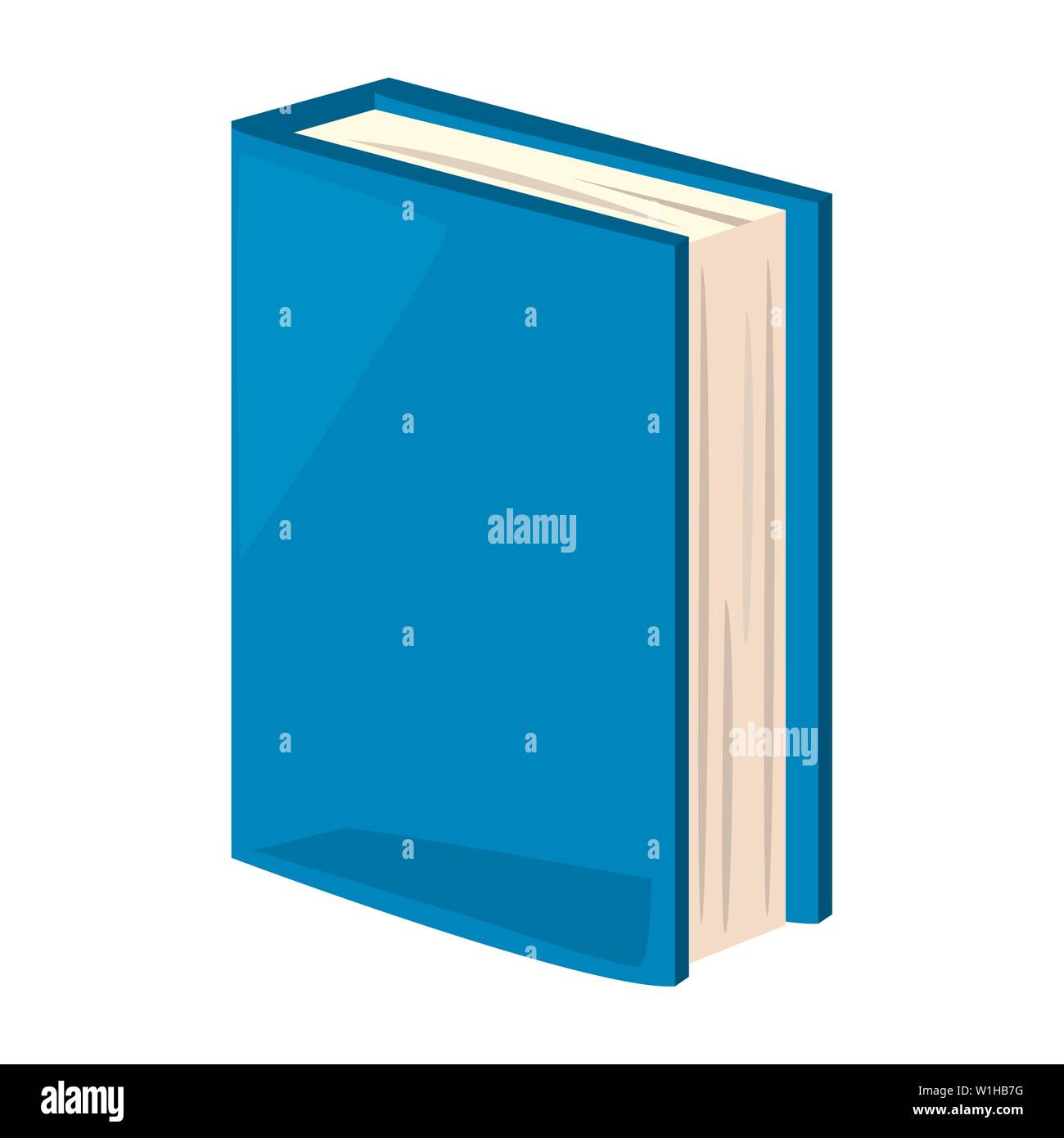 blue book school on white background vector illustration Stock Vector ...