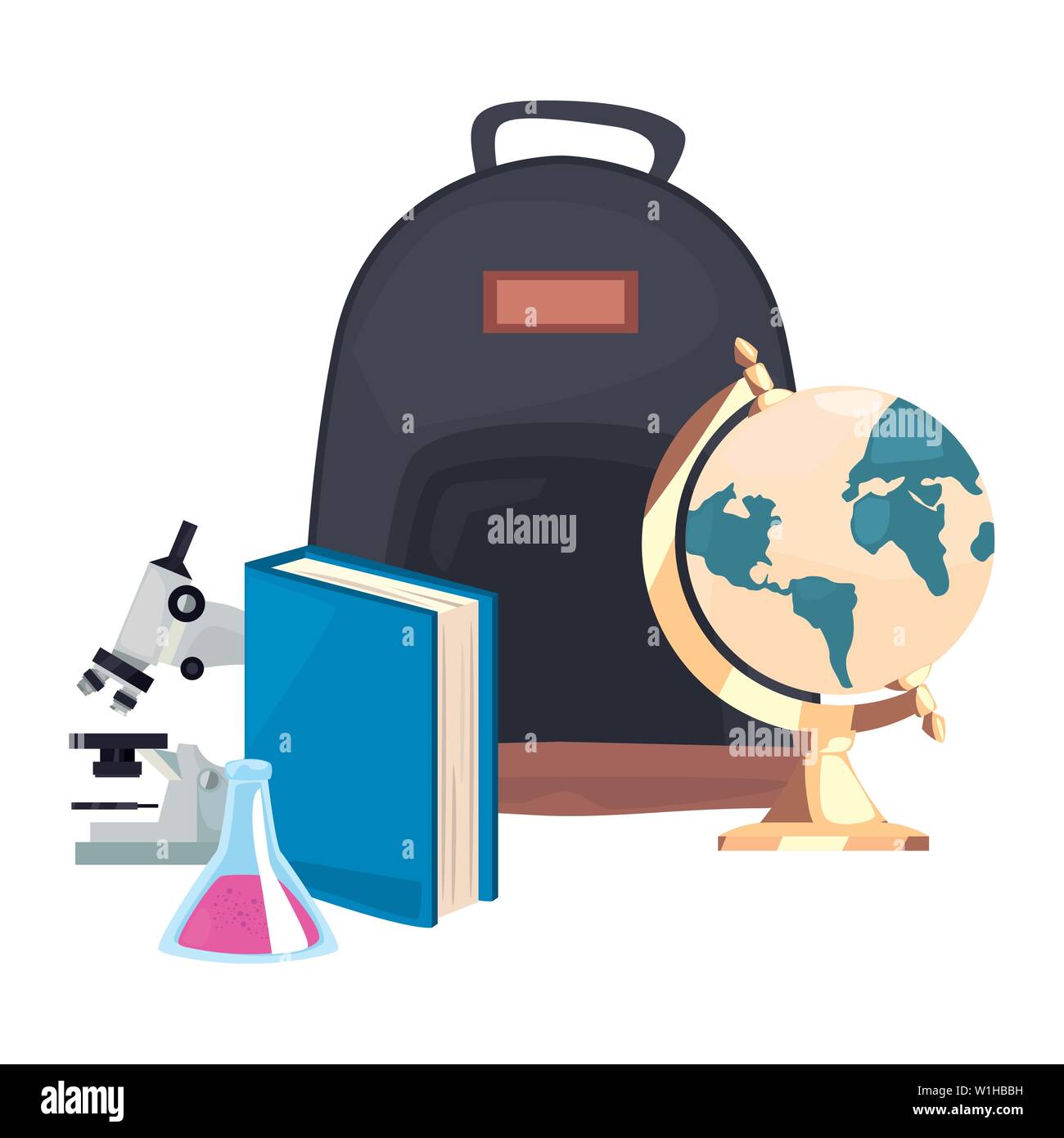 Elementary school classroom map Cut Out Stock Images & Pictures - Alamy