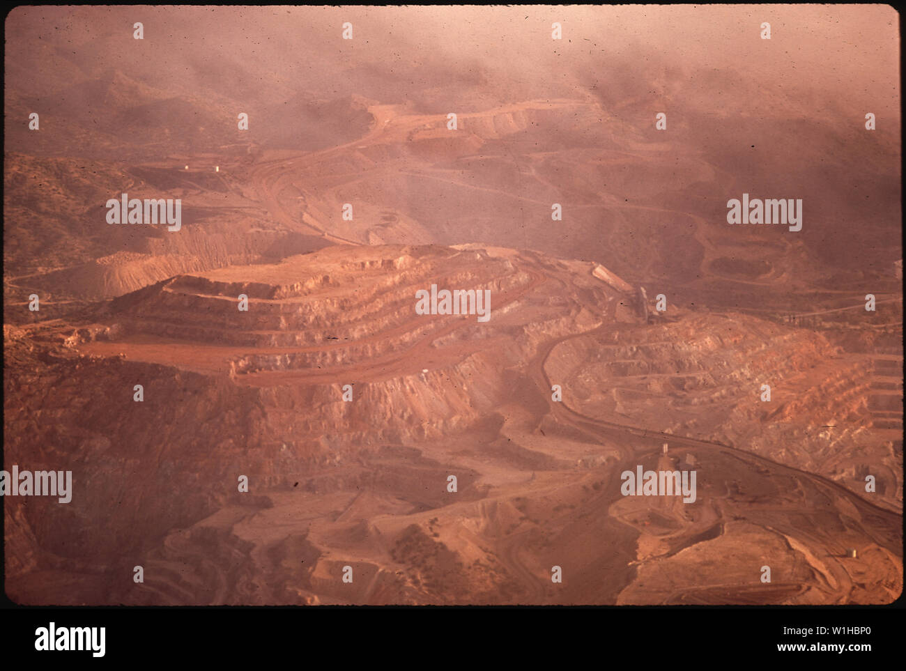 OPEN PIT MINES AND SMELTER Stock Photo - Alamy