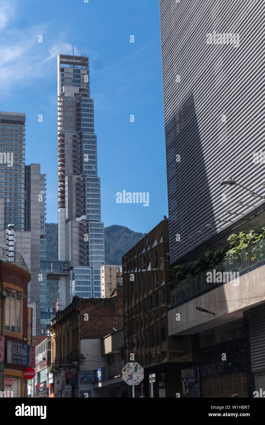 The streets of downtown Bogota Stock Photo - Alamy