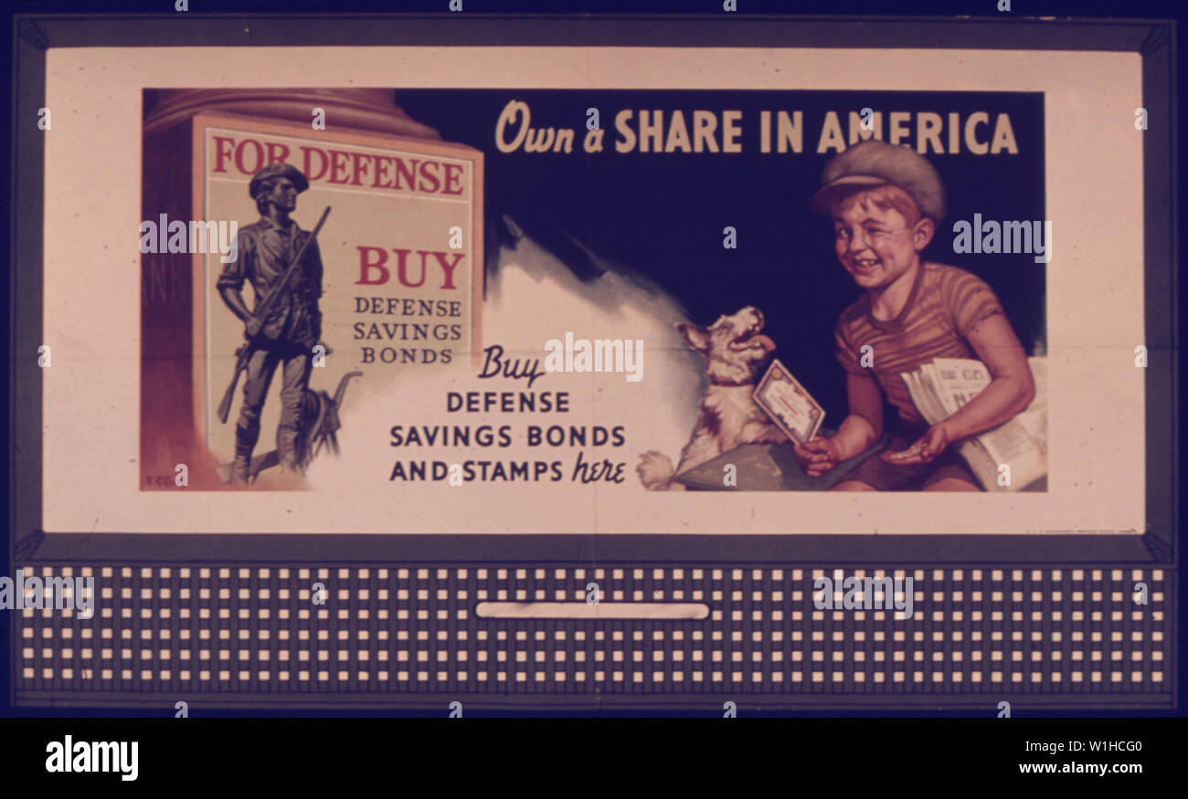 Defense bonds stamps hi-res stock photography and images - Alamy