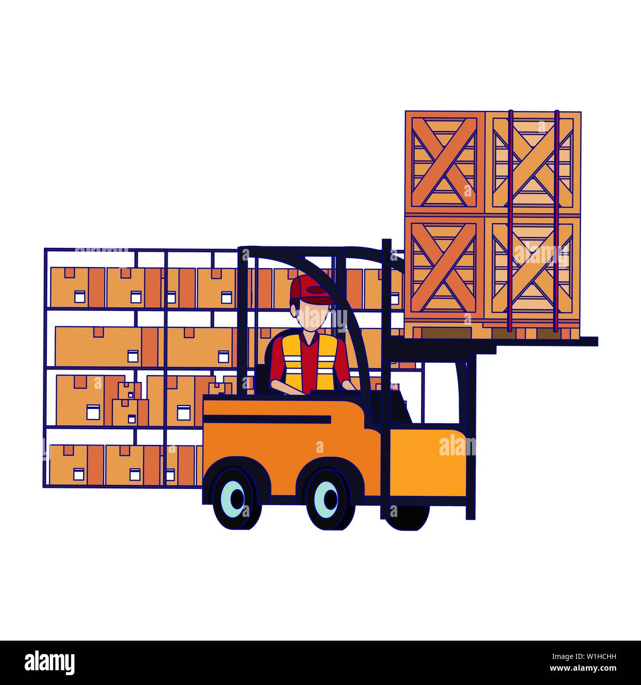 Fokrlift Stock Vector Images - Alamy