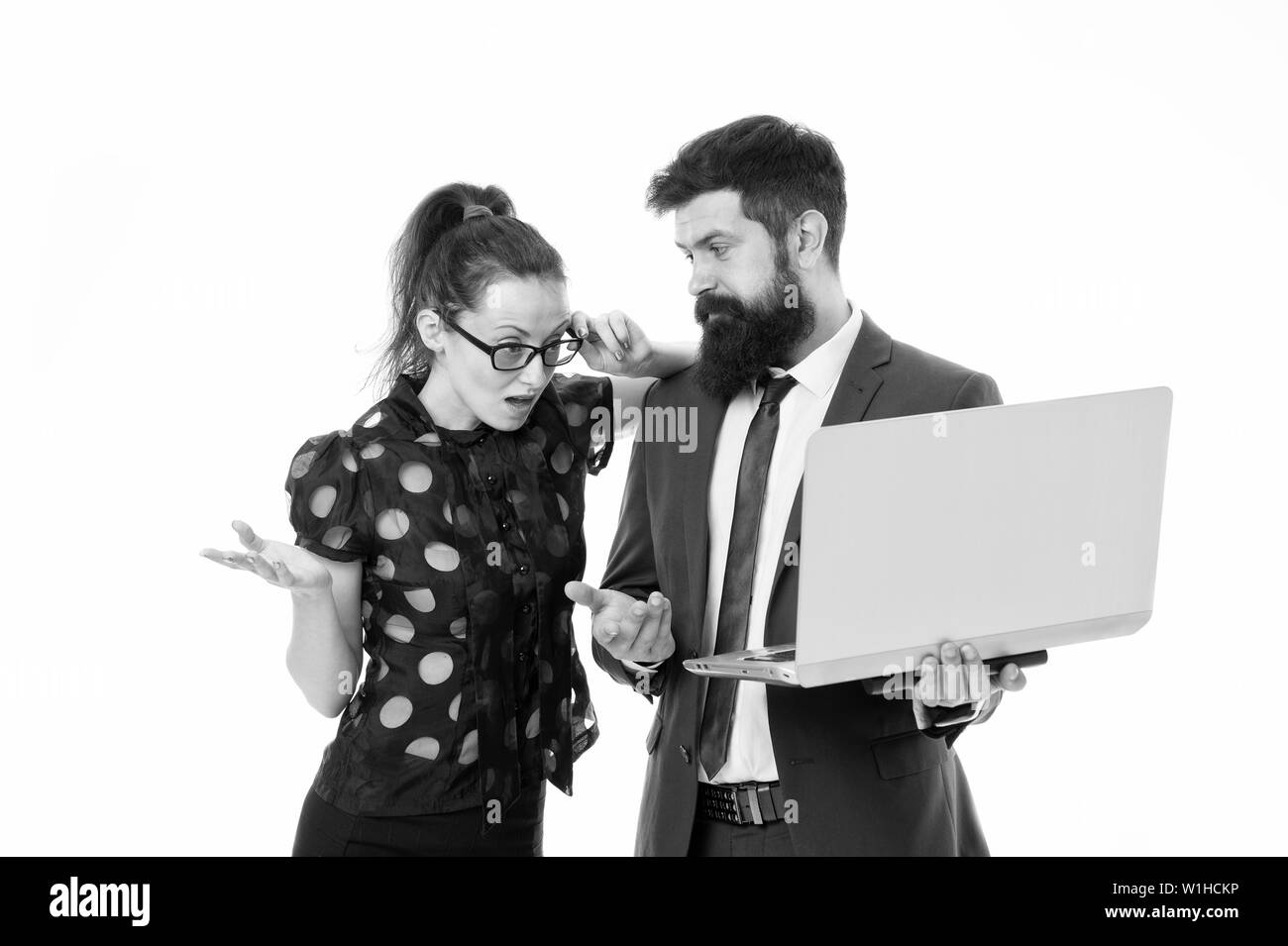 Lady boss Black and White Stock Photos & Images - Alamy